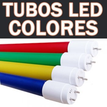 TUBOS LED COLORES LUZ AZUL, ROJA, VERDE, VIOLETA, AMBAR – LedyLuz